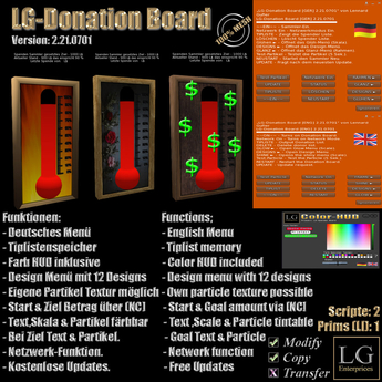 Second Life Marketplace - LG-Donation Board